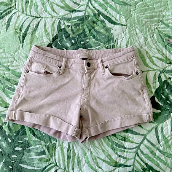 Universal Thread | Shorts | Universal Thread Pink Denim Rolled Cuffed ...